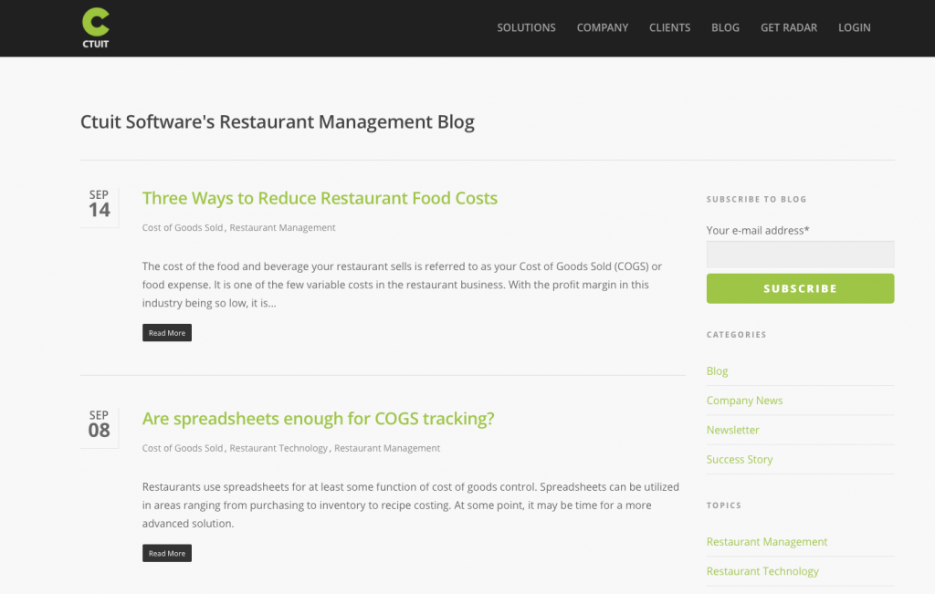 5 of the best blogs for restaurant owners - Welcome Table
