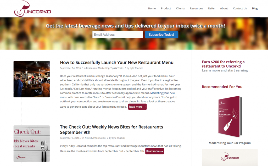 5 of the best blogs for restaurant owners - Welcome Table